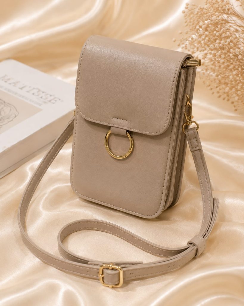 Elegant Ring Accent Mini Crossbody Phone Bag - One KD Shop